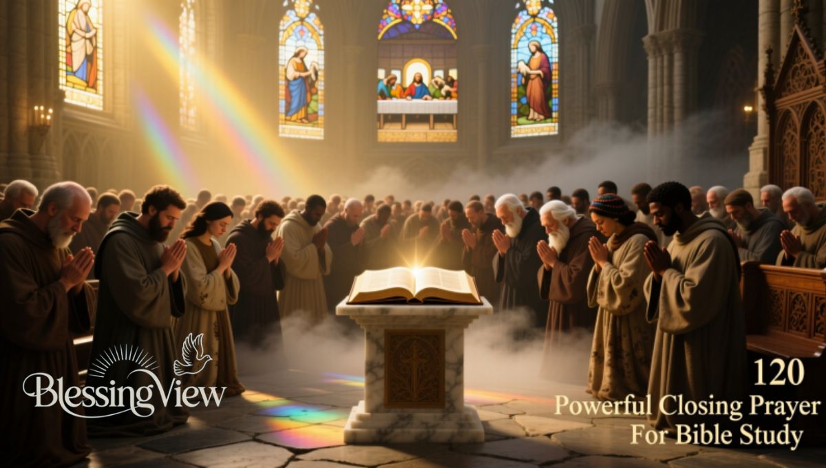 120 Powerful Closing Prayer For Bible Study